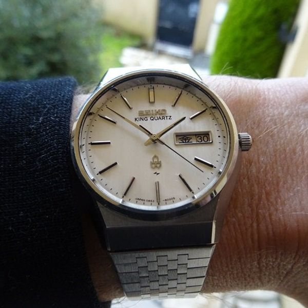 Seiko King Quartz 0853-8005 - 12/1976 - Original bracelet - JDM [EU ...