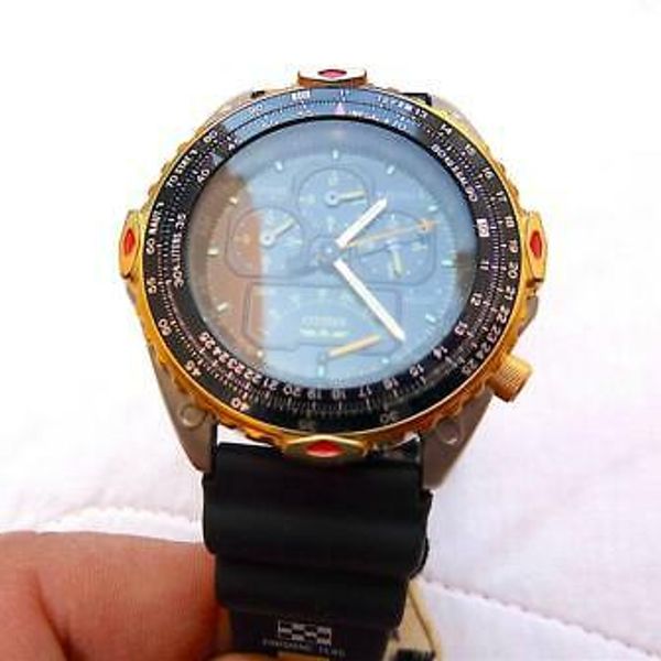 VINTAGE NOS CITIZEN PROMASTER WINGMAN QUATTRO WATCH WITH TAGS 3 OF 3 ...