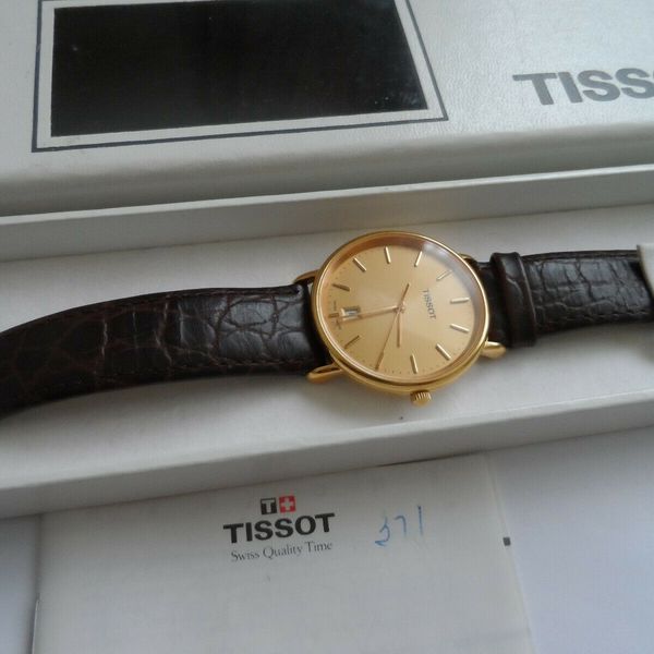 Tissot T882K Sapphire Crystal Date Swiss Made Quartz Watch. Boxed | WatchCharts Marketplace
