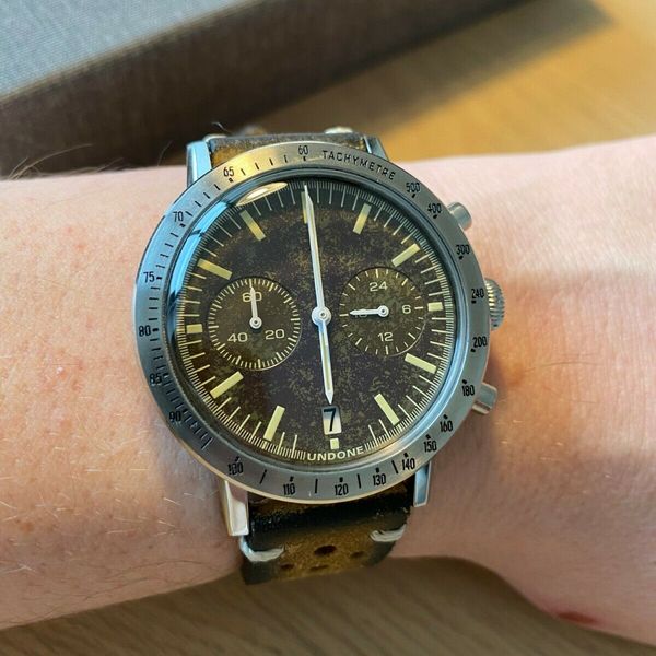 Undone Urban Tropical Meca-Quartz Vintage-Inspired Chronograph ...