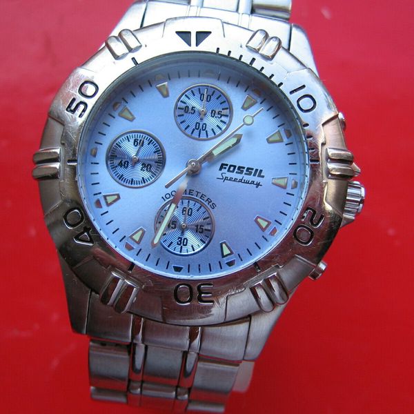 Fossil Blue Speedway CH-2307 100 Metre/250309 | WatchCharts Marketplace