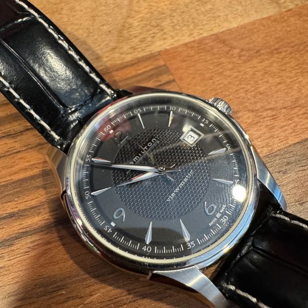 Hamilton Jazzmaster Men's Black Watch | WatchCharts Marketplace