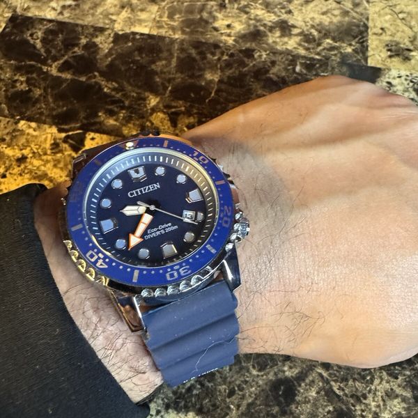 CITIZEN Eco-Drive Promaster Ocean Blue Dial Men's Watch | WatchCharts ...