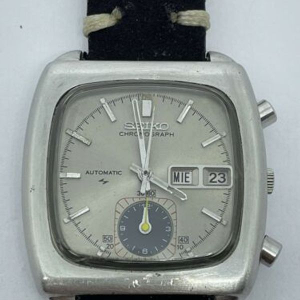 Vintage Seiko Monaco Silver Chronograph 7016-5000 Fully Service ...