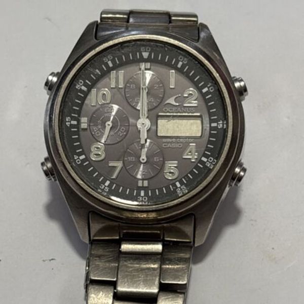 Nouvelle annonceMontre Casio Oceanus Wave Ceptor Chronographe ...