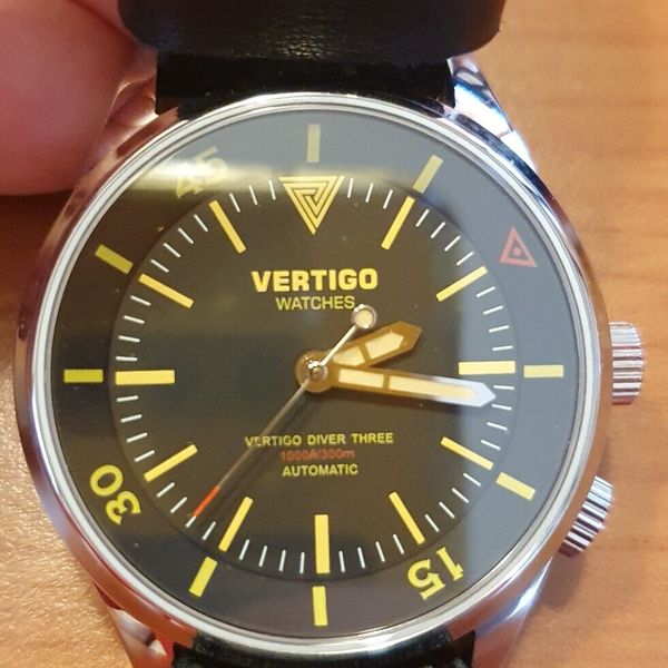 Vertigo Diver Three Seiko Movement Automatic Watch Made in Italy ...