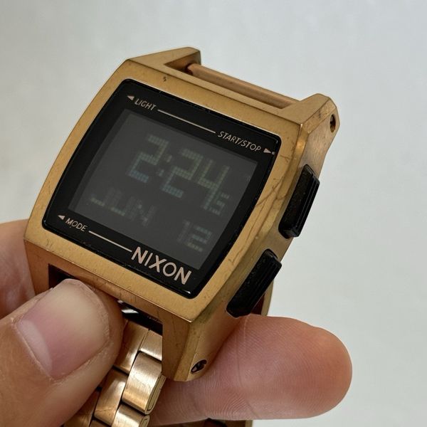 Nixon Home Base Digital Watch Rose Gold Stainless Steel | WatchCharts ...