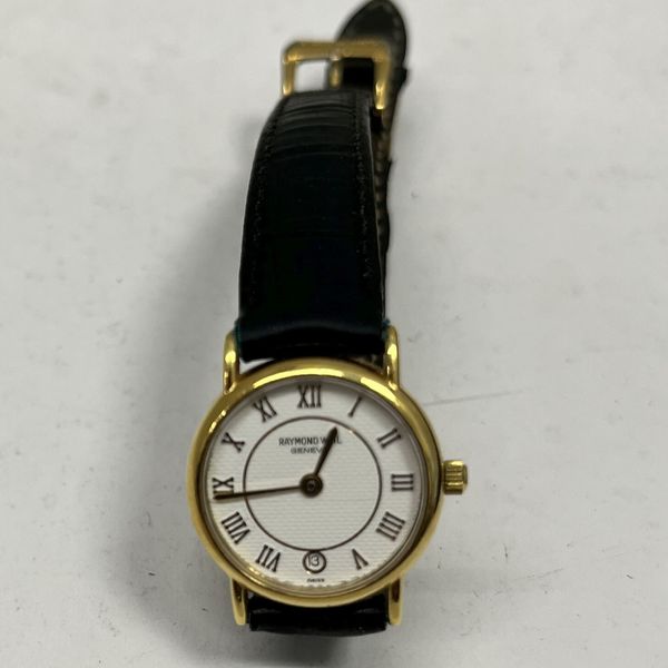 Ladies Raymond Weil Watch Geneve 18 carat gold plated, with date, model ...