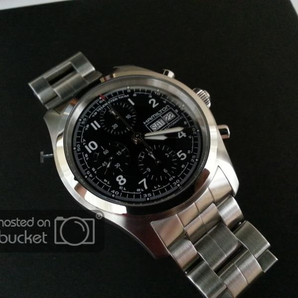 (SOLD!) FS: Hamilton Khaki Field Automatic Chronograph 42mm (H71516137) | WatchCharts Marketplace
