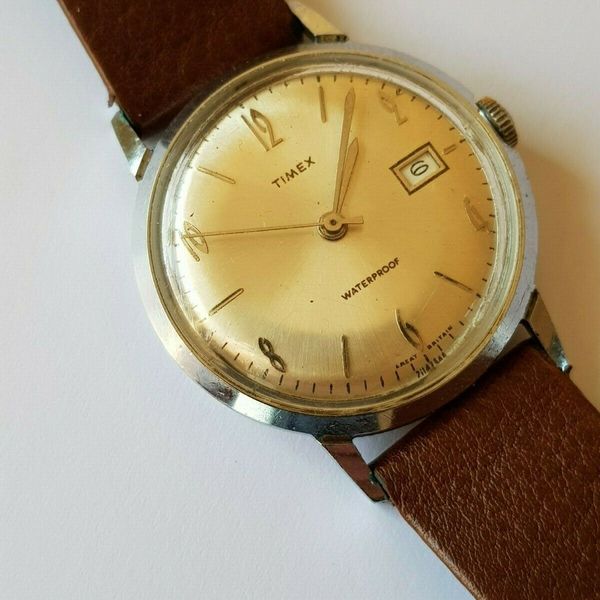 Vintage Timex Marlin Date 34mm Spares or Repairs | WatchCharts
