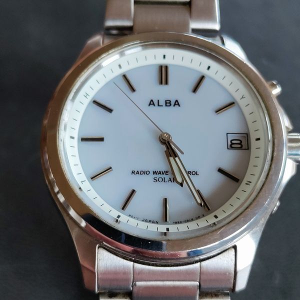 Alba 7B52-0AT0 Radio Wave Control, Solar, 38mm, Seiko Movement ...