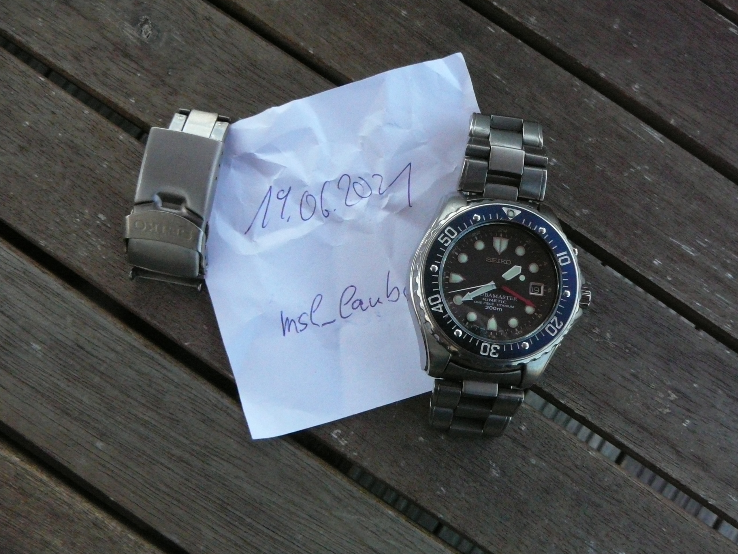 FS: Seiko Scubamaster Stingray - SBCW003 - 5M45 - 6A30 - Kinetic ...