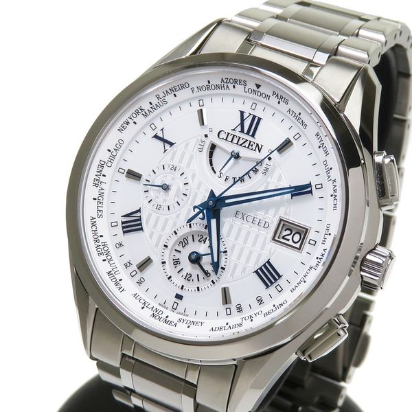 [CITIZEN/Citizen] AT9050-58A Exceed Watch Titanium Solar Radio White ...