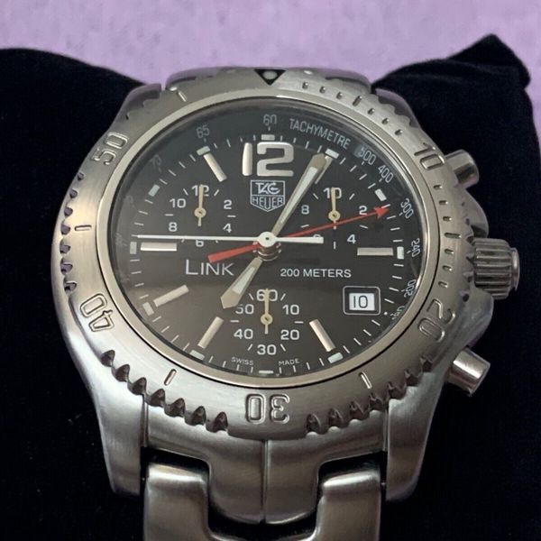 TAG HEUER CT1111 LINK JASON BOURNE MATT DAMON WATCH QUARTZ ...
