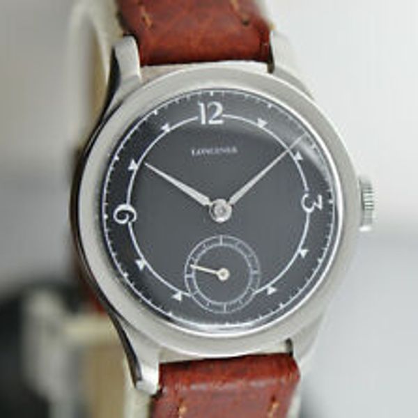 【Free Shipping】 Watch Vintage longines calatrava uomo acciaio manuale ...
