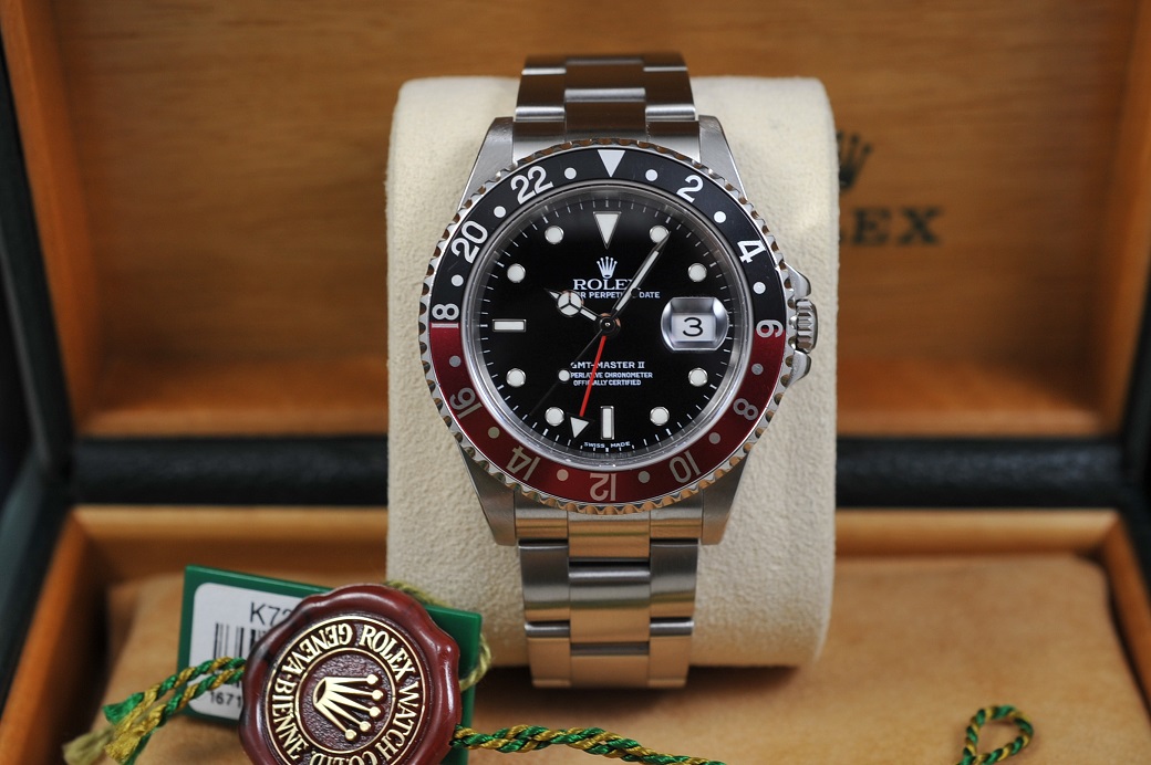 FS: Rolex GMT Master II 16710 (aka Coke) - Box Papers Tags ...