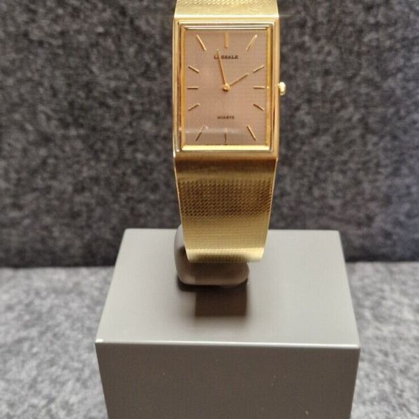 Vintage Seiko Lassale Men's Watch Quartz 5A54-5099 Gold Plated inc New Battery | WatchCharts ...
