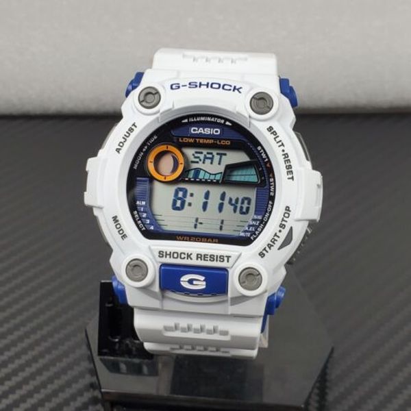 RARE CASIO G-SHOCK G-7900A TIDE GRAPH WHITE ILLUMINATOR MEN'S WATCH NEW ...