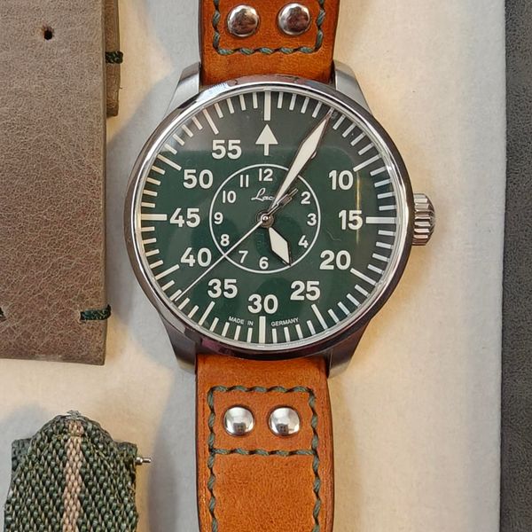 [WTS] Laco Aachen Grün 42 Flieger Type B Automatic Pilot Watch Green ...