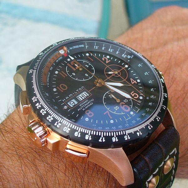 Hamilton rose gold x-wind | WatchCharts Marketplace