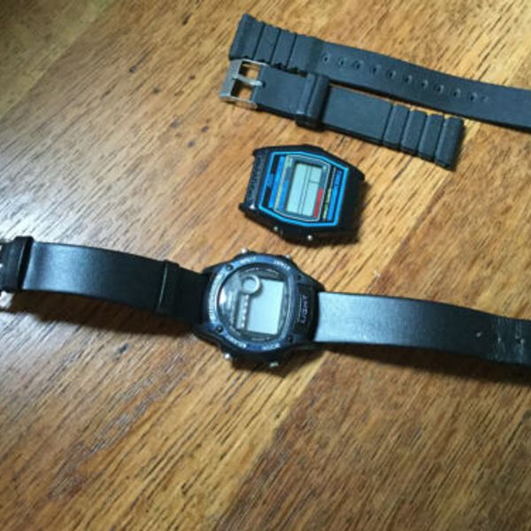 Casio & Timex Men's Digital Quartz Watches Casio1950 W-94H + Timex ...