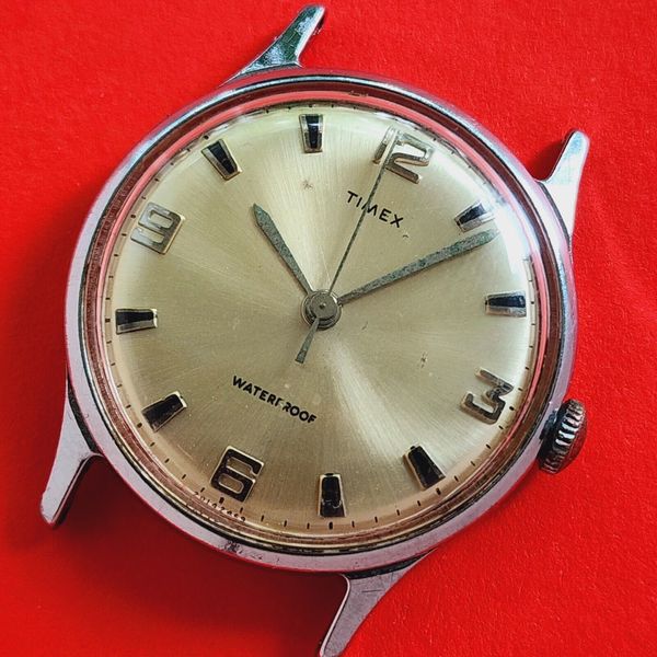 Timex Mechanical Watch Movement Vintage Dial Hands For Repair ...