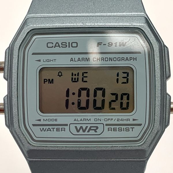 Vintage Casio F-91W Light Blue Digital Watch - Classic Retro Style, Not ...