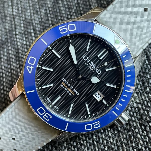 [WTS] Christopher Ward C60 Pro Dive Watch Blue Ceramic MK2 Best Logo ...