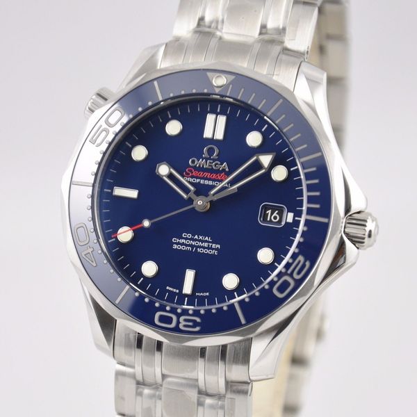 FS: New Omega Seamaster Pro Diver 300m Ceramic 41mm Blue 2500 Steel 21230412003001 | WatchCharts ...
