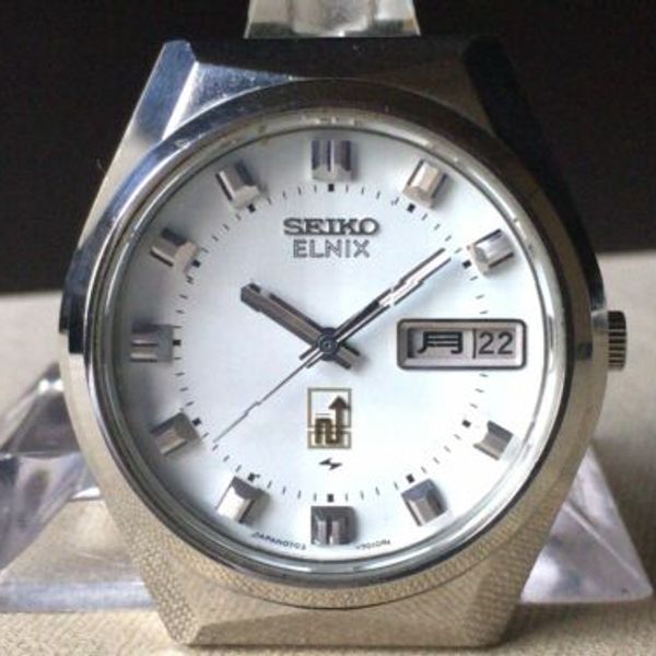 Vintage SEIKO Electronic Balance Watch/ ELNIX 0703-7060 SS 1974 ...
