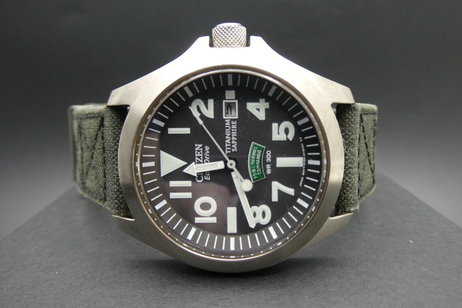 Citizen Eco-Drive Royal Marines Commando Super Tough Titanium BN0110 ...