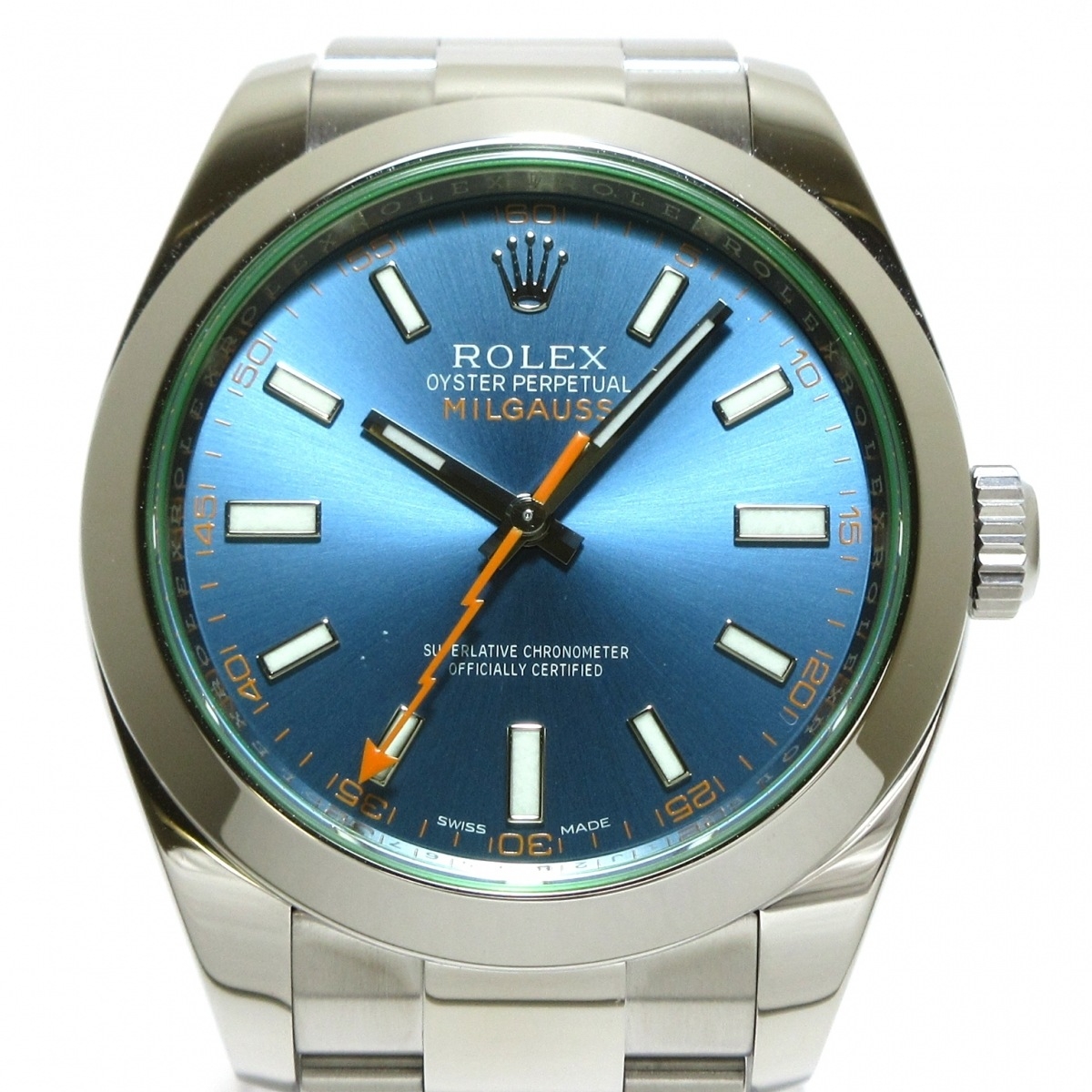 [New] [Used] ROLEX Milgauss Watch SS / 11 frames + 2 frames left ...