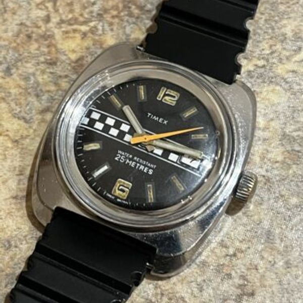 Vintage Timex Rally Diver Style Working | WatchCharts Marketplace