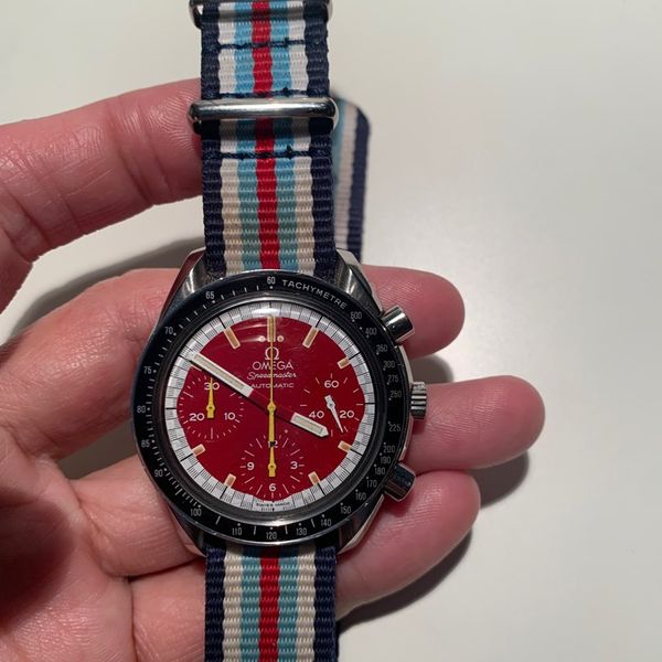Omega Speedmaster Michael Shumacher Red | WatchCharts Marketplace