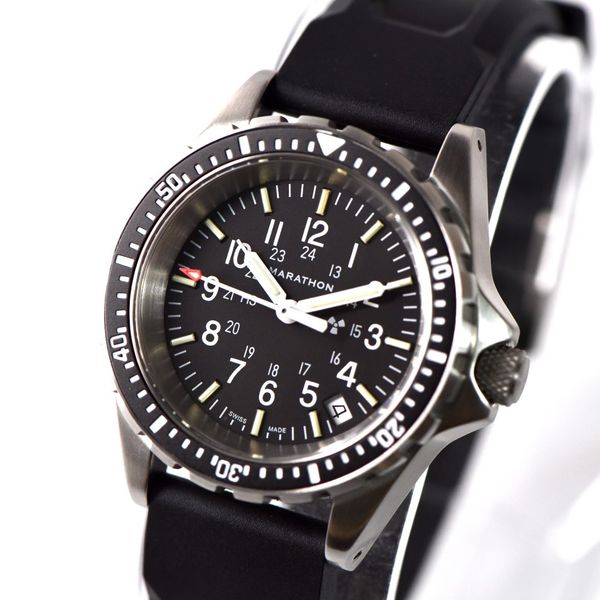 Marathon MSAR Quartz WW194027SS-0130 36mm Dive Watch UNWORN Full Kit ...