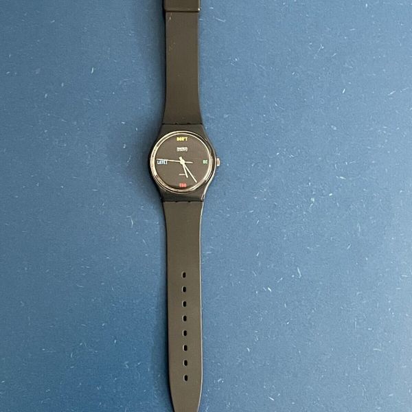 Vintage Swatch Watch Don't Be Too Late! RARE 1985 RARE Hard to Find ...