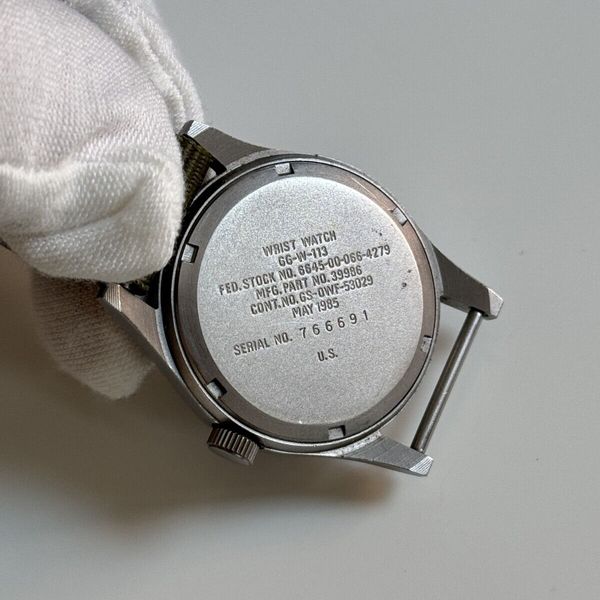 Hamilton GG-W-113 Military Field Watch 1985 | WatchCharts Marketplace