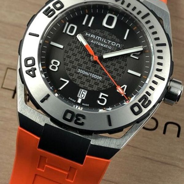 Hamilton Khaki Navy Sub H78615985 Automatic Watch | WatchCharts Marketplace