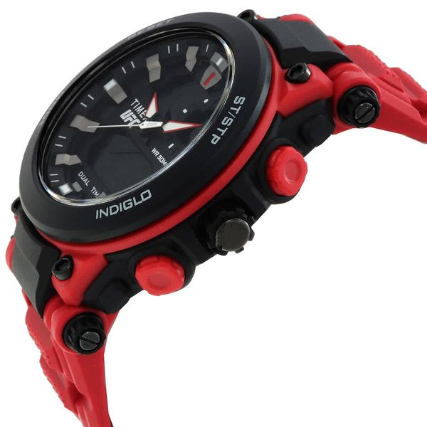 Timex UFC Impact Quartz Analog-Digital Black Dial Men's Watch TW5M53000 ...