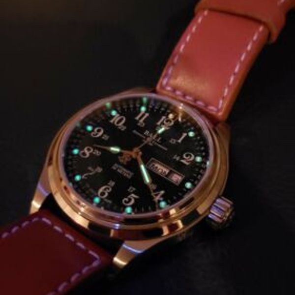 Ball Watch Trainmaster II 60 Seconds NM1058D-L3J-BK Wrist Watch for Men ...