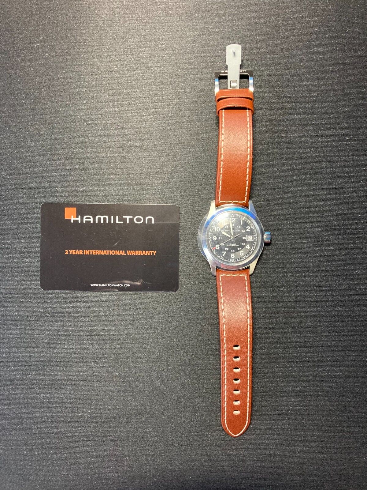 Hamilton Khaki Field H70455533, New, Unworn, Stainless, Automatic, Mens ...