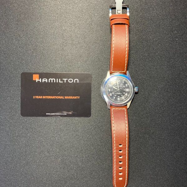 Hamilton Khaki Field H70455533, New, Unworn, Stainless, Automatic, Mens ...