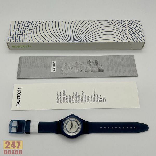 Swatch x Hodinkee Sistem51 Blue Stoplight Neon Remix SO30Z402 - New in ...