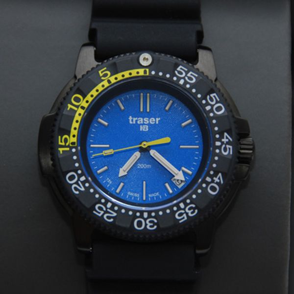 FS: Traser P6504 Nautic (PVD, blue dial, sapphire, WR200M ...
