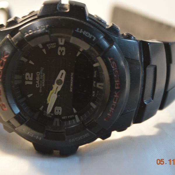 MEN'S CASIO G SHOCK (G100) ANALOG/DIGITAL SHOCK RESISTANT WATCH ...