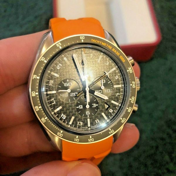 Omega Calibre 3603 Speedmaster Limited Edition Carbon Fiber Face Wrist ...