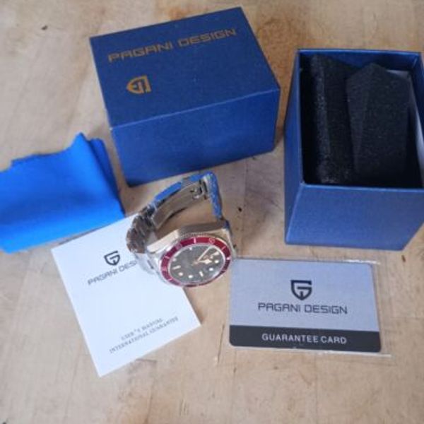 PAGANI DESIGN PD1671 BB58 Black Bay Homage V2 Seiko NH35 automatic ...