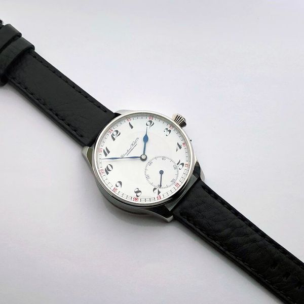 BIG Mechanical Marriage ANTIQUE Swiss Wristwatch IWC Schaffhausen Steel ...