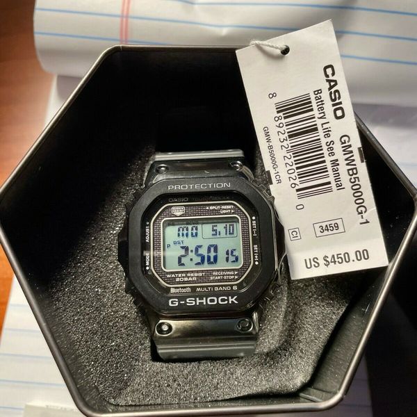CASIO G-SHOCK Bluetooth Radio Wave Solar GMW-B5000G-1 | WatchCharts