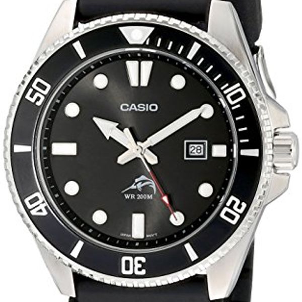 [Casio] Watch Diver Watch MDV-106-1AV Black Men's Overseas Model ...